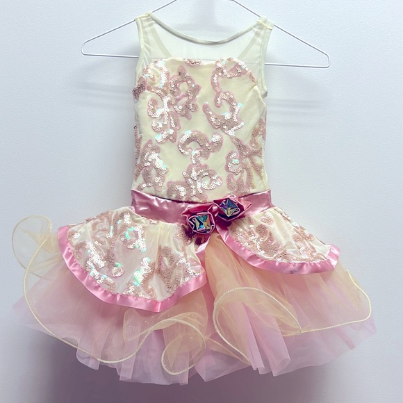 Weissman | Costumes | Weissman Cream And Pink Ballet Costume | Poshmark